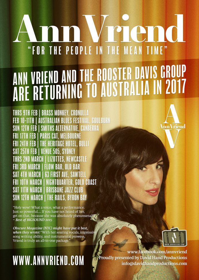 Ann Vriend - Anybody's Different - SoundsLike Cafe